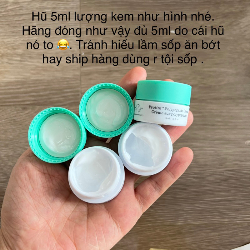 [tách set 5ml] Kem Dưỡng Ẩm Drunk Elephant Protini Polypeptide ...