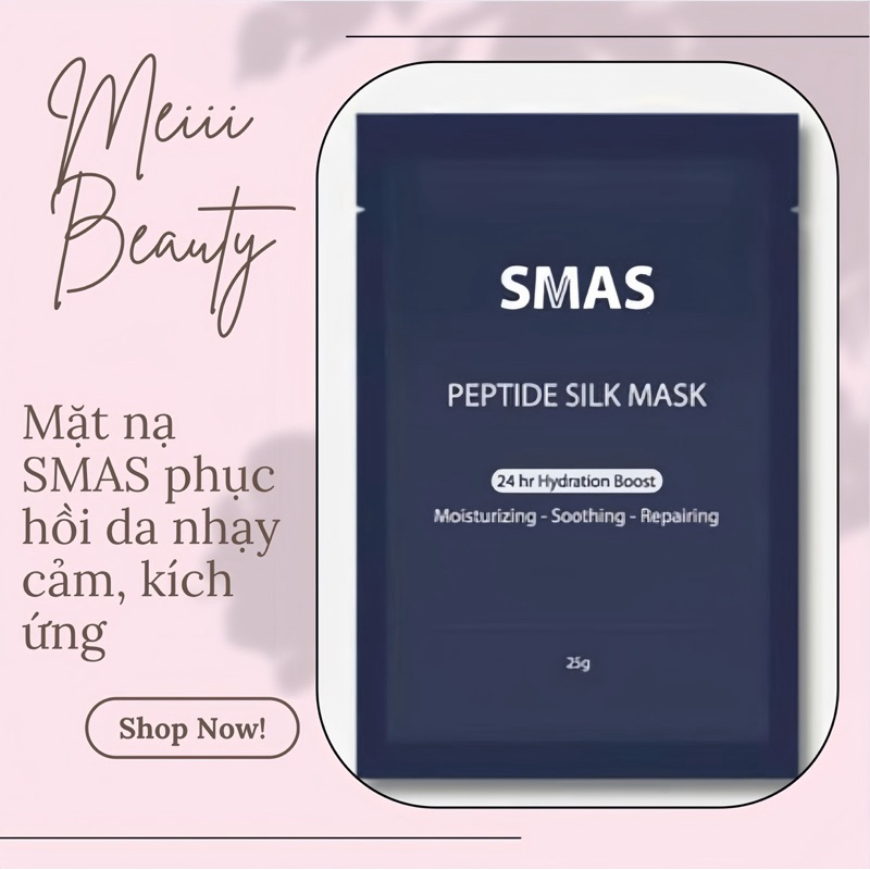 [Công Ty] Mặt nạ SMAS Peptide Silk Mask 24H Hydration Boost dưỡng và ...
