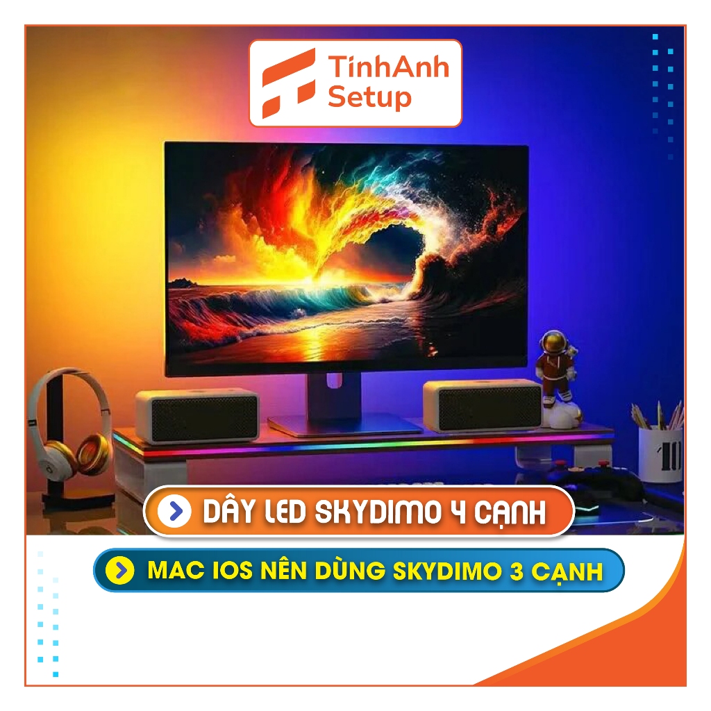 Dây Đèn Skydimo 4S 4 Cạnh Led Cao Cấp Skydimo Mở Rộng Màn Hình Đồng Bộ ...