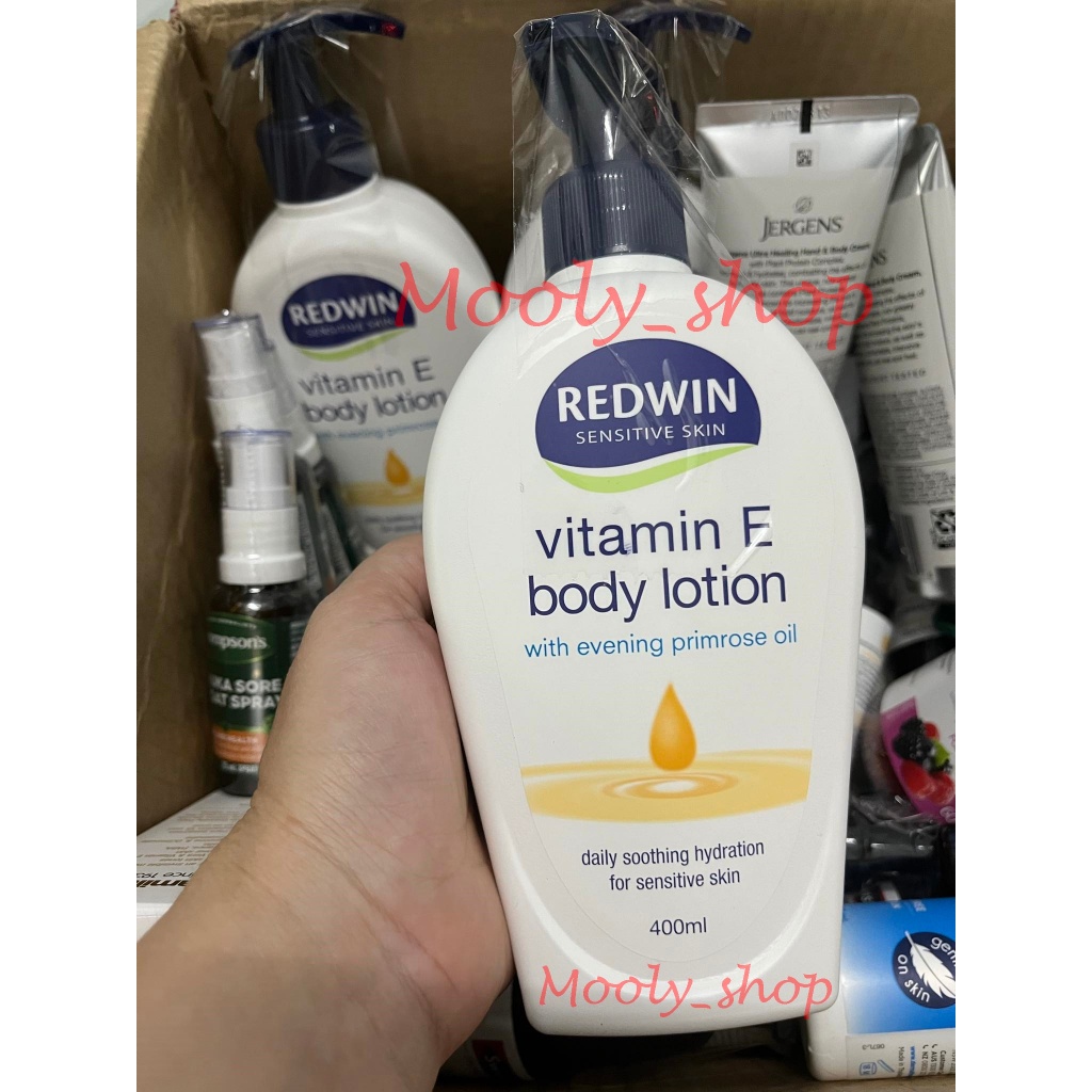 [Hàng Úc] Sữa dưỡng thể Redwin Body Lotion with Vitamin E and EPO 400ml ...