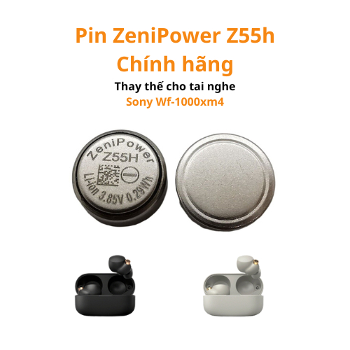 (Chính hãng) Pin tai nghe sony WF-1000XM4 Z55H Z55 Pin VARTA CP1254 WI ...