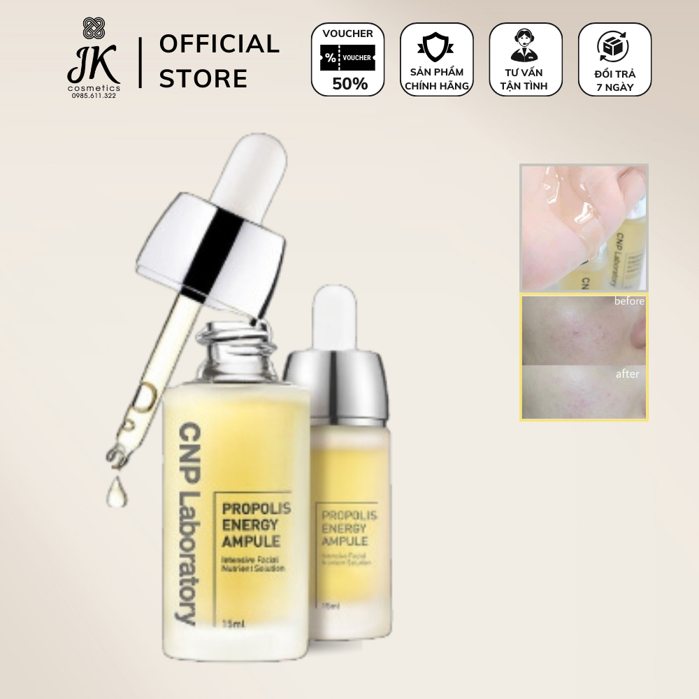 Tinh chất keo ong tái tạo và phục hồi da tối đa CNP Laboratory Propolis Energy Ampule 35ml - JK ...