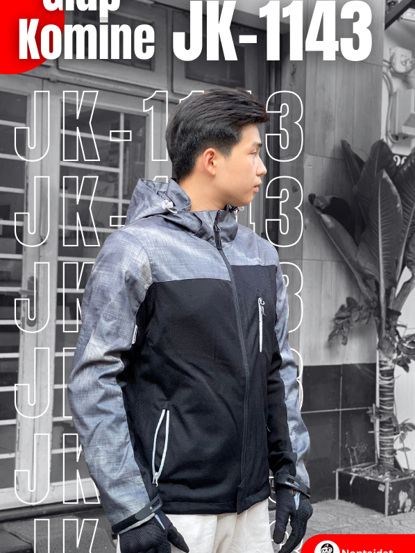 ÁO GIÁP KOMINE CHÍNH HÃNG Komine JK-1143 Protect Mesh Parka Ten - Màu xám khói | Shopee Việt Nam