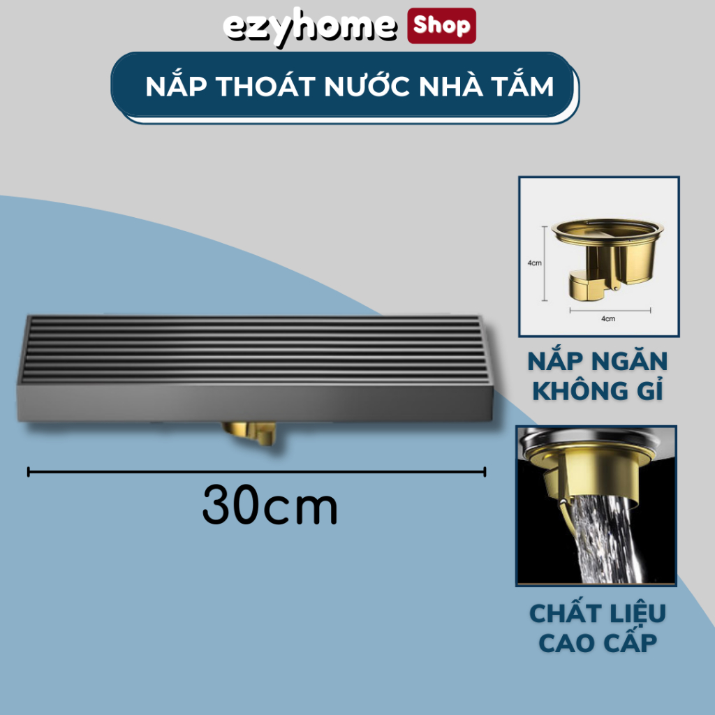 Thoát Sàn Chống Mùi Hôi Ngăn Trào Ngược Chất Liệu Đồng Thau Đúc Bảo Hành 10 Năm EZYHOME - ET018 ...