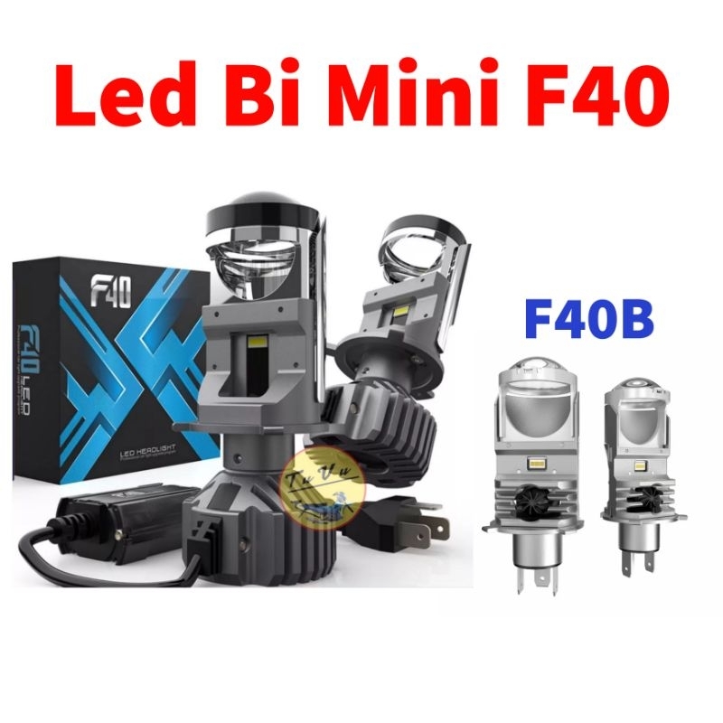 Bi led Mini F40 dành cho xe máy xe oto chuẩn chân H4 cực sáng | Shopee ...
