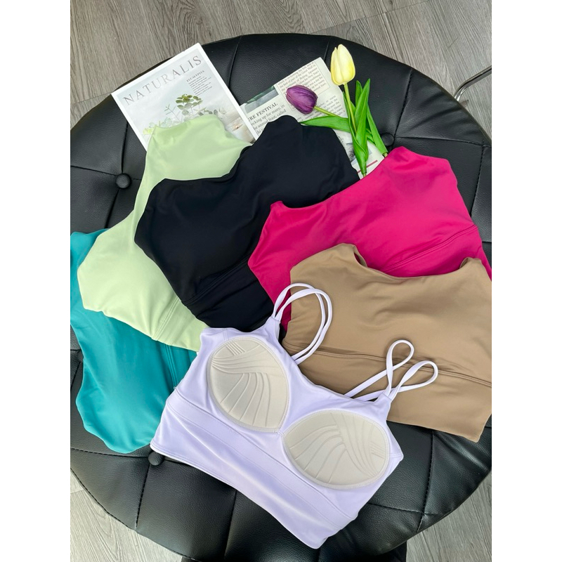 Áo Tập Yoga- Gym Bra Thể Thao Mút Đúc Cao Cấp, Chất Vải Lulu Thun Lạnh ...