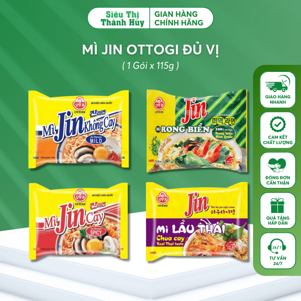 Mì Jin Cay Ottogi VN Mini Gói 120g | SIÊU THỊ THÀNH HÙY | Shopee Việt Nam