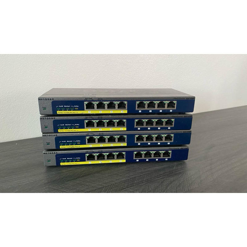 Bộ chia mạng switch POE Netgear GS108P 8-Port Gigabit với 4-Port POE ...