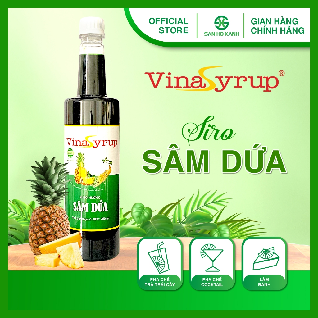 Siro VinaSyrup 750 ml - Syrup Pha Chế Làm Trà Trái Cây Đủ Mùi Vị ...