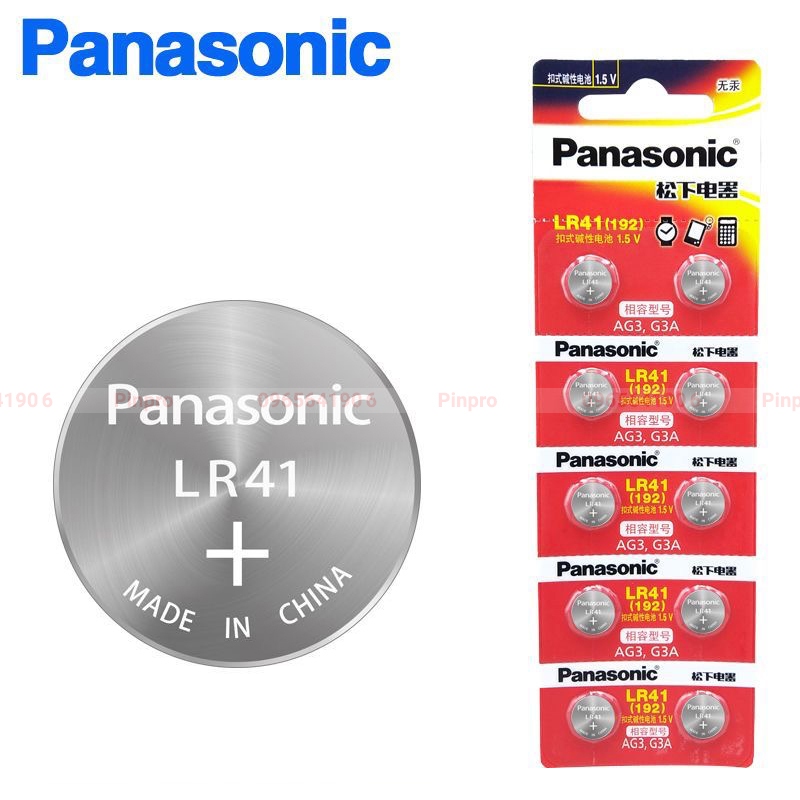 Pin Panasonic LR41 AG3 G3A 1.5V chính hãng | Shopee Việt Nam