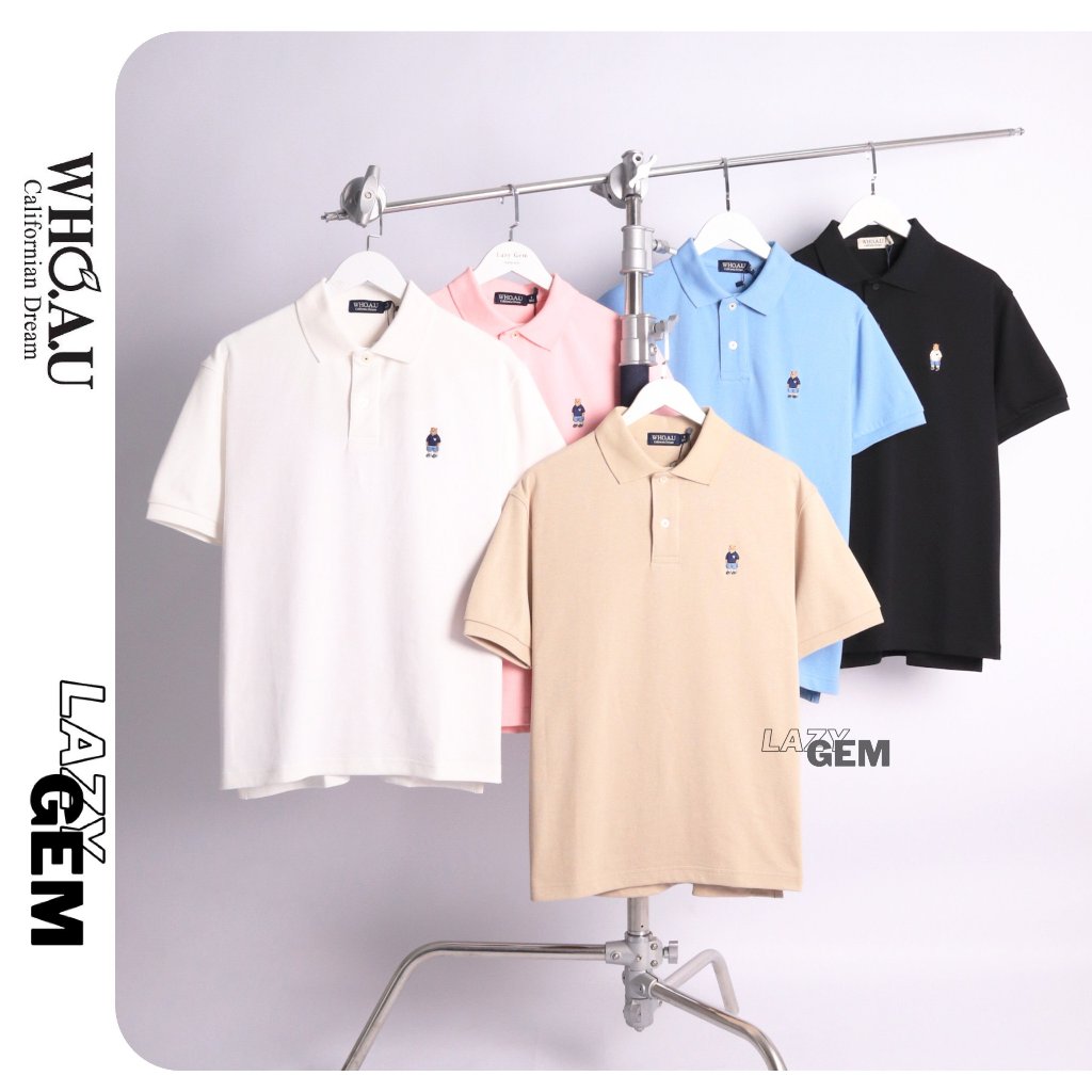 [WHO.A.U CHÍNH HÃNG] Polo Whoau 4 màu - Chính Hãng 100% FULL BILL STORE ...