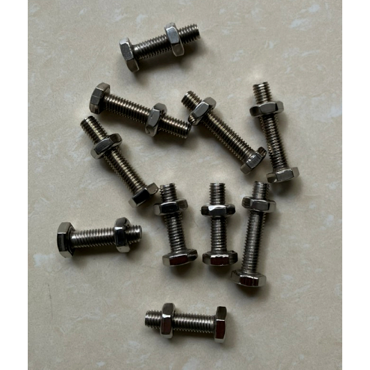 bu lông, ecu inox M8 (túi 10 bộ) | Shopee Việt Nam