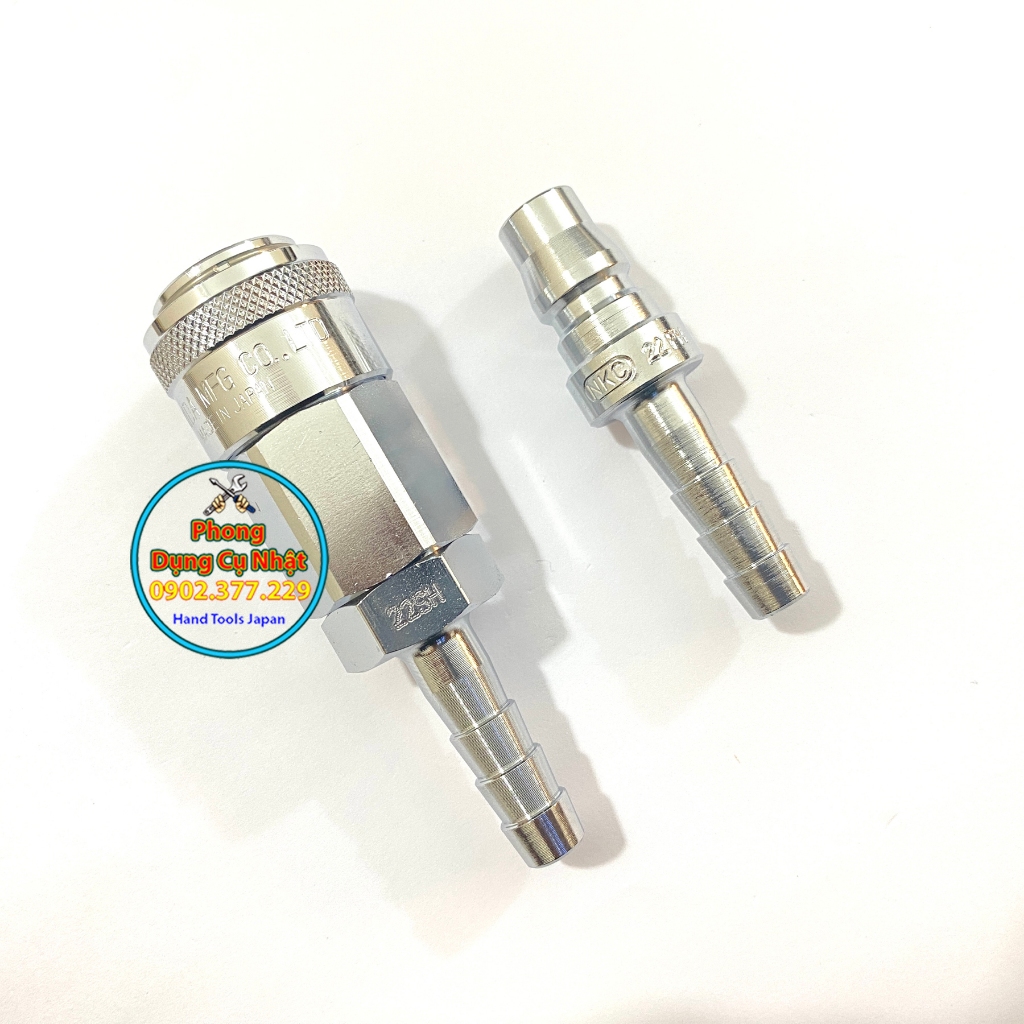Bộ đầu nối nhanh khí nén tự động NKC YNL-22SH và NL-22PH Made In Japan ...