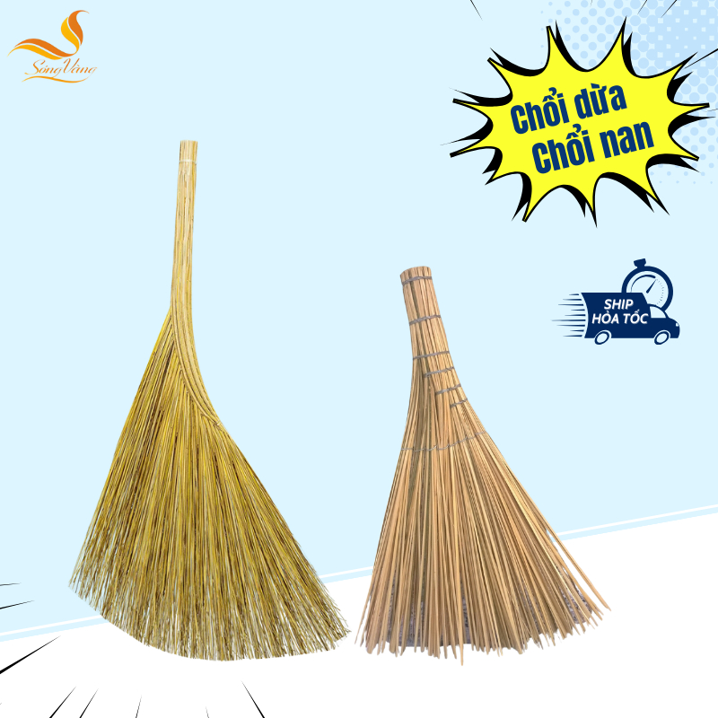 Chổi dừa, rễ quét nước, chổi nan quét sân vườn | Shopee Việt Nam