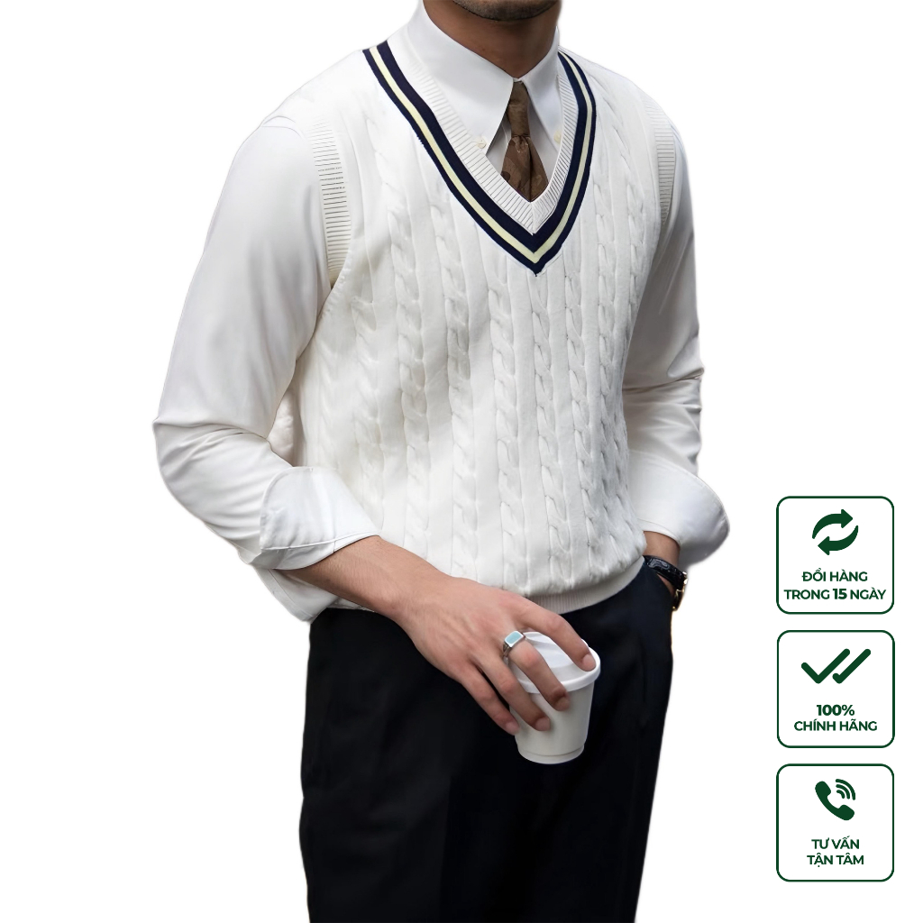 Áo Gile Len Nam Cao Cấp Harold Season 2, Vải Mềm Mại, Dày Dặn, Không Xù ...