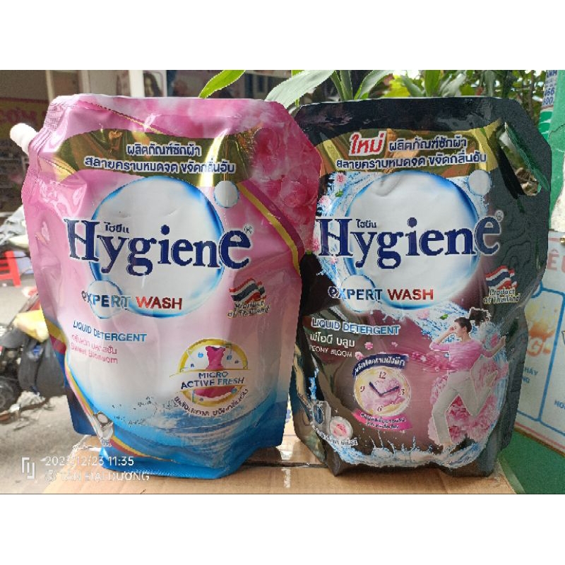 Combo 2 túi x 1800ml Nước giặt đậm đặc Hygiene Thái Lan chính hãng | Shopee Việt Nam