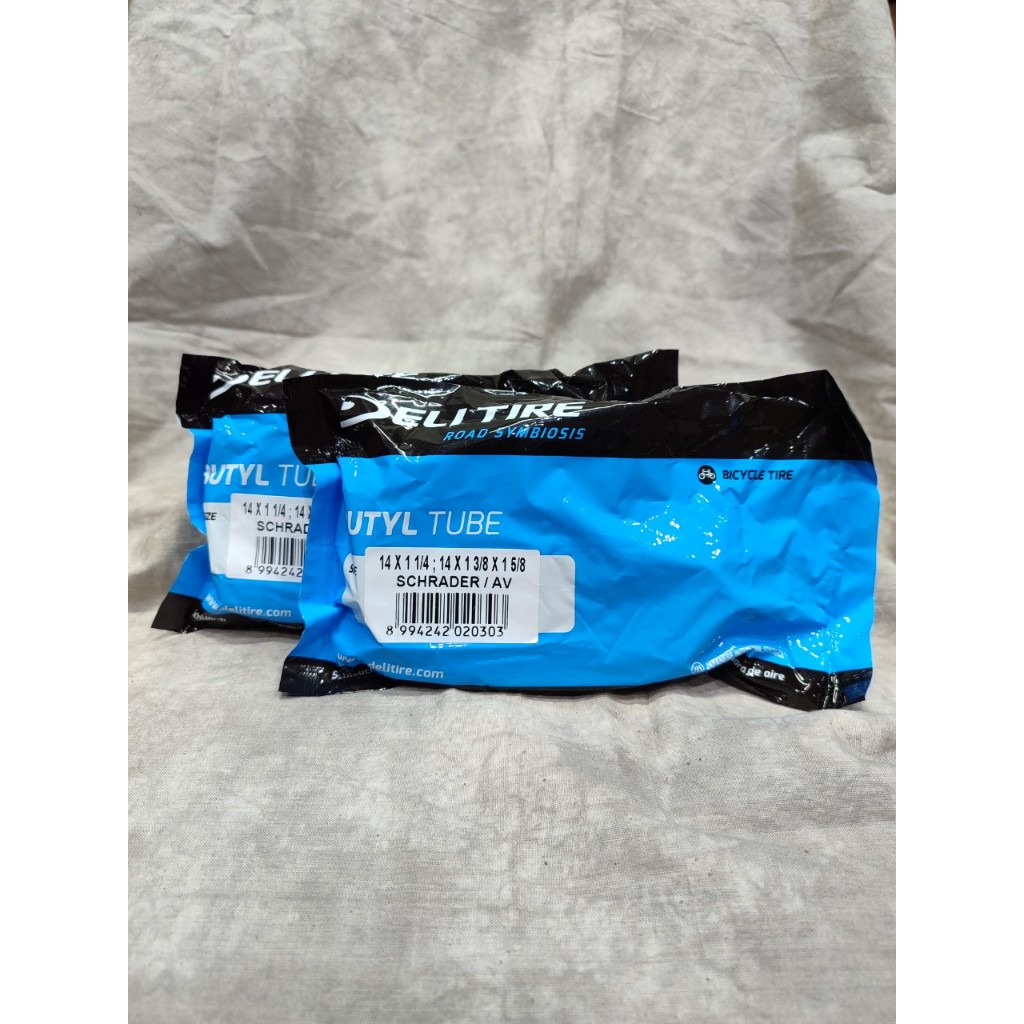 Ruột xe đạp Deli Tire 14 x 1-3/8 x 1-5/8 van xe máy | Shopee Việt Nam
