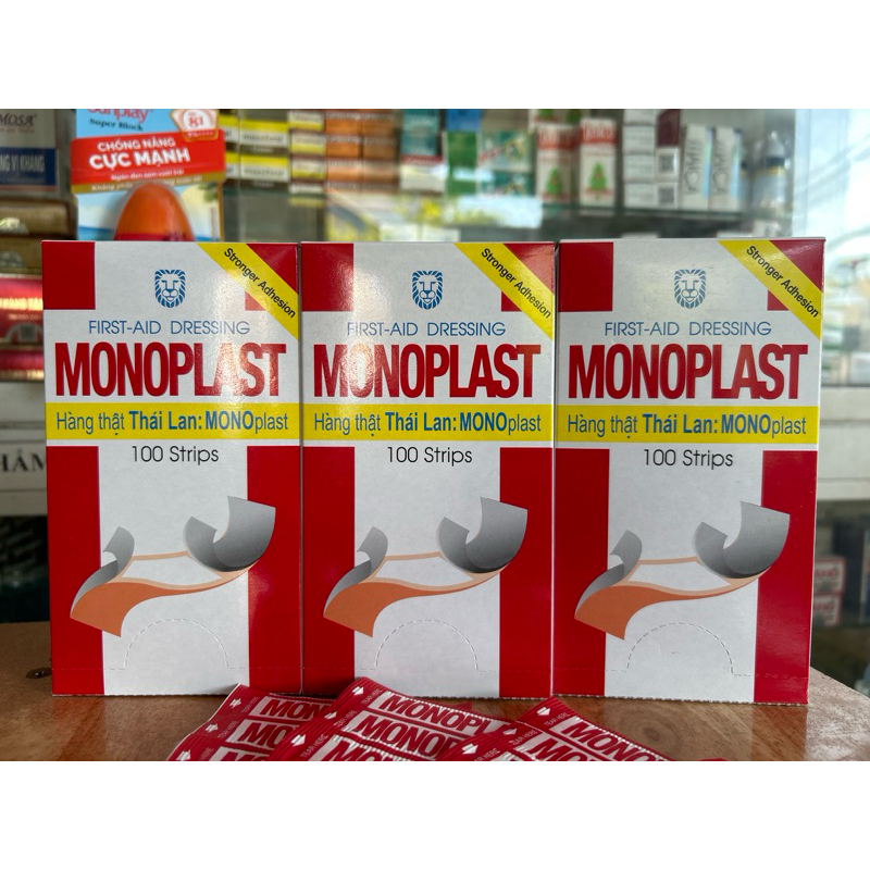 Băng Cá Nhân Monoplast hộp 100 miếng | Shopee Việt Nam