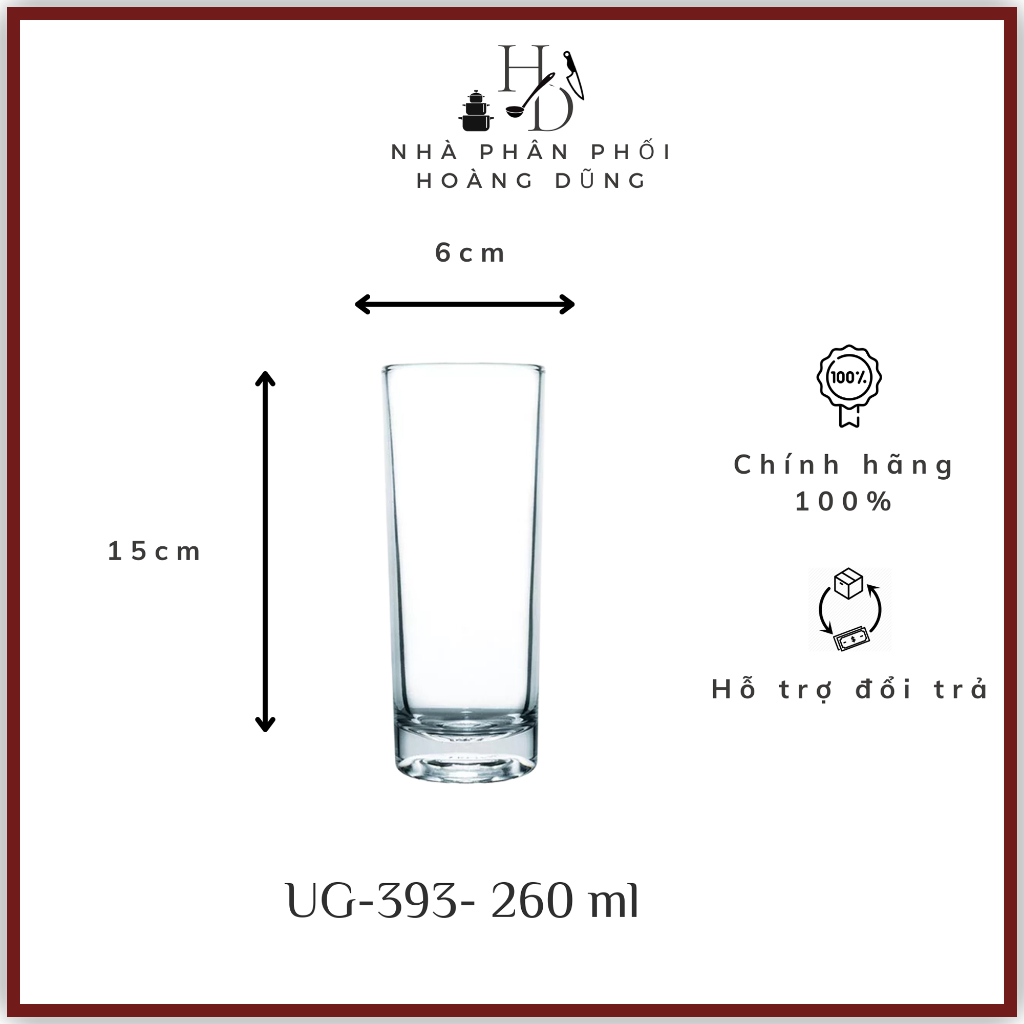 Hộp 6 Ly cà phê thuỷ tinh cao cấp nhập khẩu thái lan UG-393| Union ...