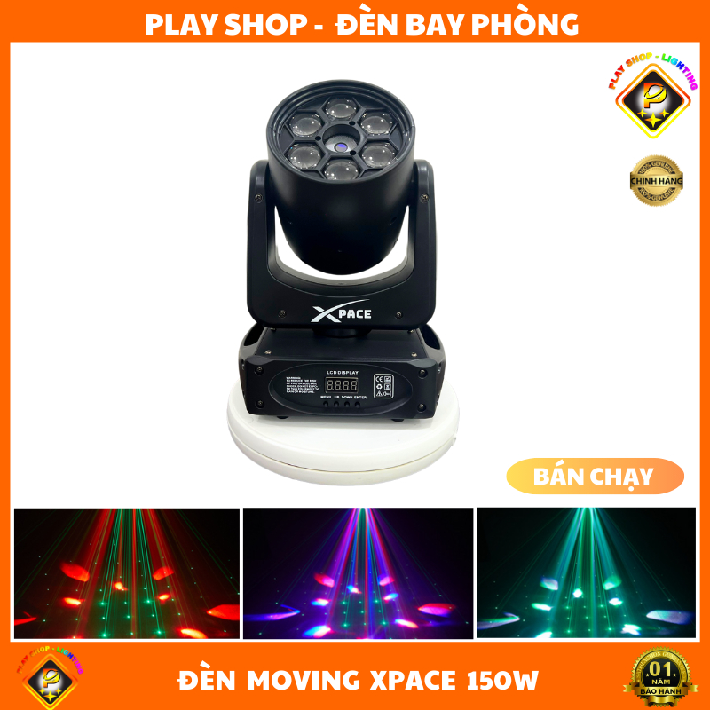 XPACE Đèn Moving 150W Chính Hãng USA Dùng Trong Sân Khấu , Sự Kiện, Bar ...