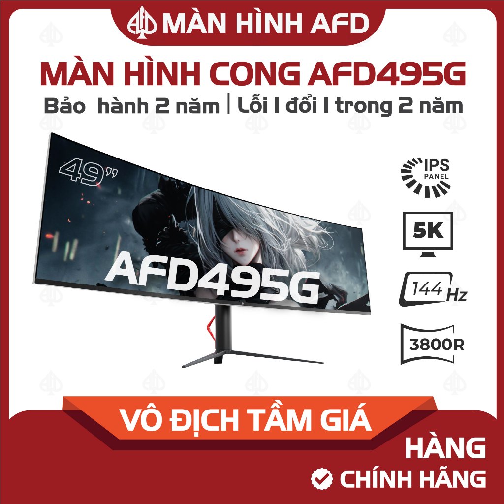 Màn hình UltraWide AFD 495G 49inch/5K/144Hz/Nano IPS/Cong 3800R ...
