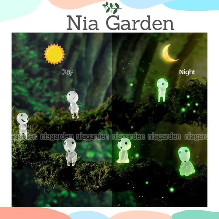 Mô hình vô tri người ngoài hành tinh dạ quang tiểu cảnh trang trí vườn ...