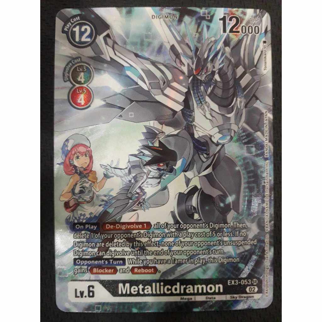 [TNTB] Thẻ bài Digimon EX3-053 - Metalicdramon (Alternate Art ...