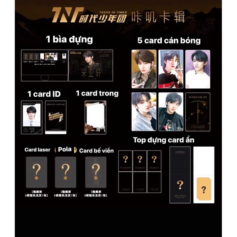 Bộ Blind Box card TNT Thời Đại Thiếu Niên Đoàn Bộ card Kaji chất lượng ...