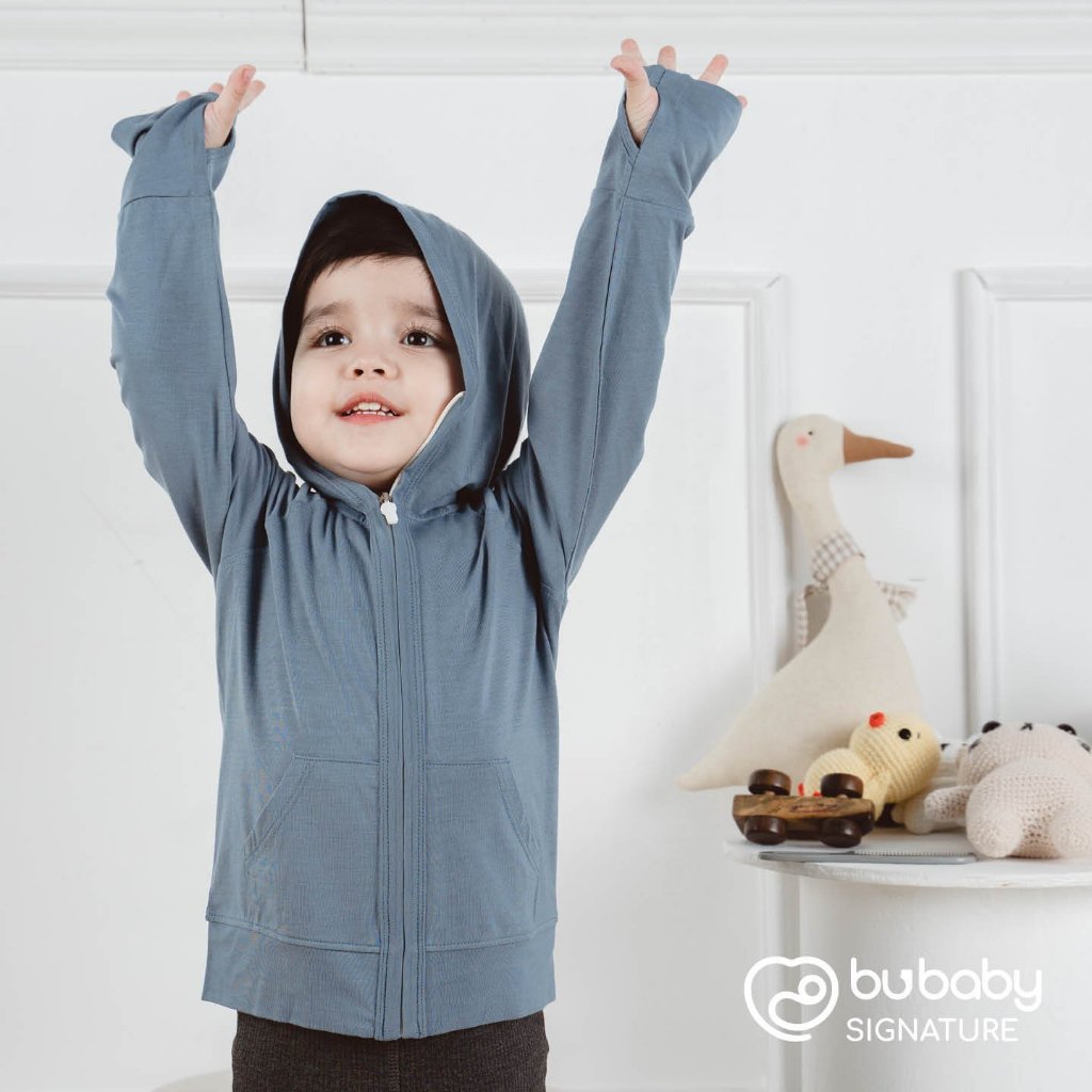 B04008 Bubaby Áo chống nắng đa năng 4S khóa giữa Bambus | Shopee Việt Nam