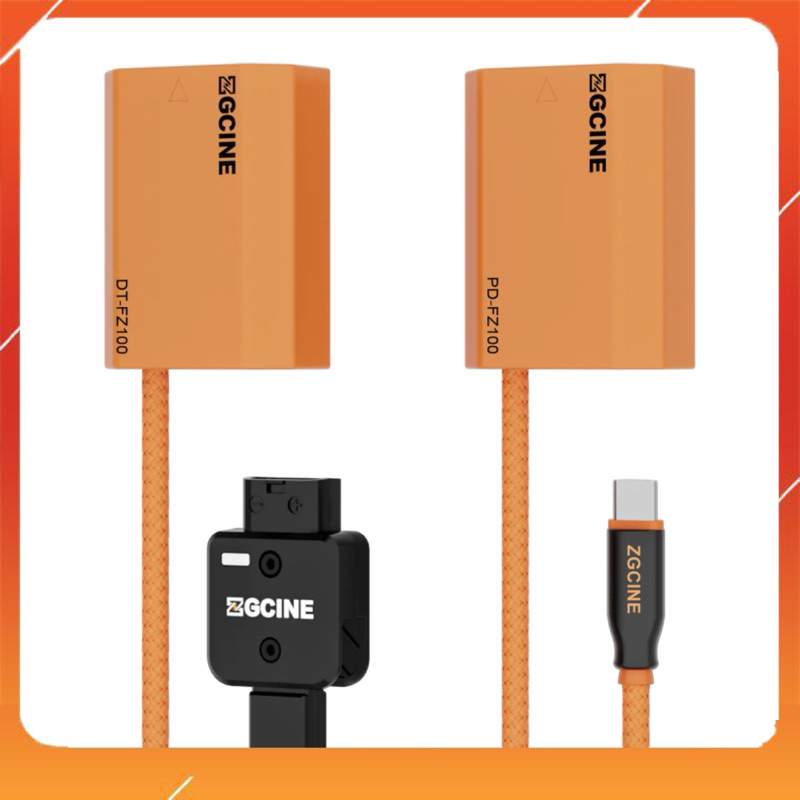 ZGCINE Dummy NP- FZ100 sang đầu Dtap/ Type-C/ Dây nguồn USB-C A7M4 FX3 ...