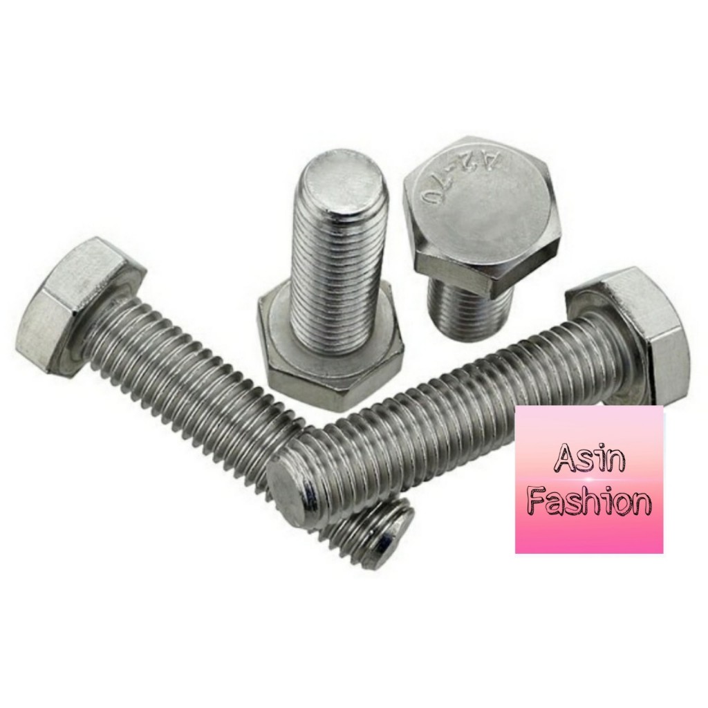 Comb 10 Con Bulong Lục Giác Ngoài Inox 304 ( M14X60 ) | Shopee Việt Nam