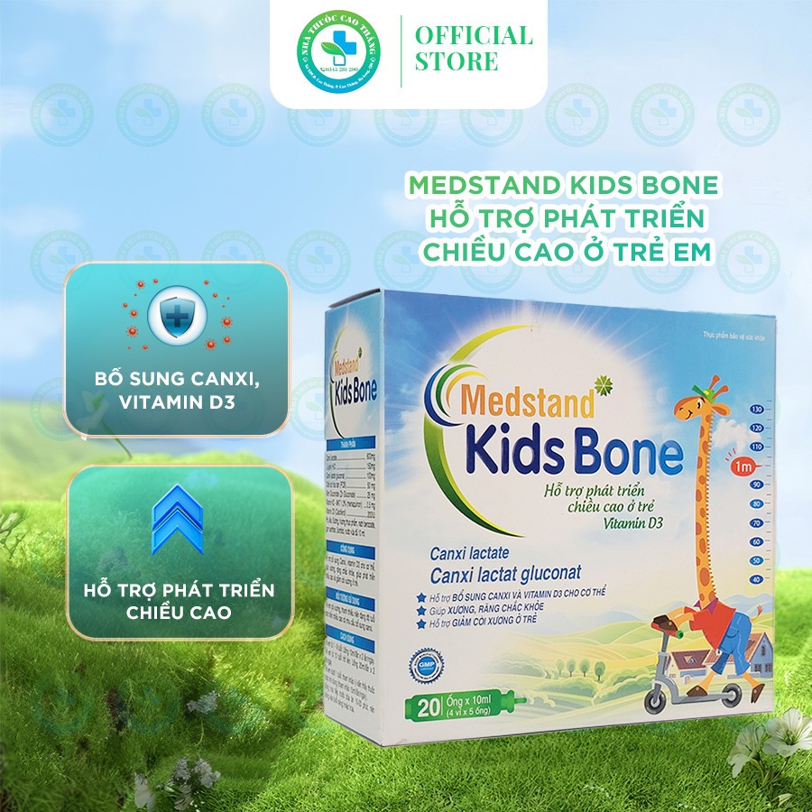 [CHÍNH HÃNG] Calci Medstand KidsBone - Hỗ trợ phát triển chiều cao ở ...