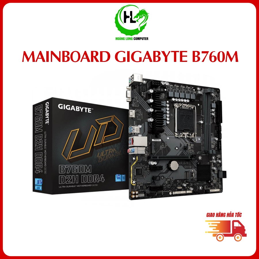Mainboard Gigabyte B760M D2H Main B760 LGA 1700/ M-ATX/ 2 Khe Ram/ DDR4 ...