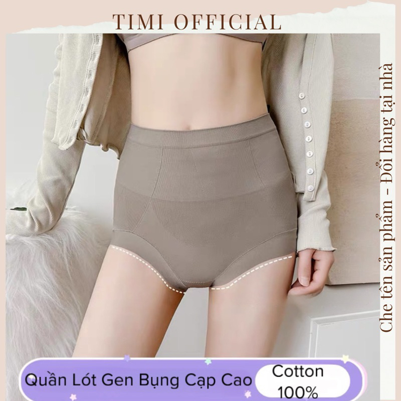 Quần lót nữ cạp cao không viền cotton thông hơi cao cấp Timi M09 | Shopee Việt Nam