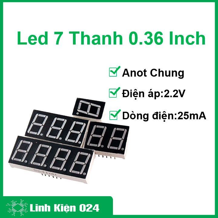 Led 7 Thanh 0.36 Inch Anot Chung | Shopee Việt Nam