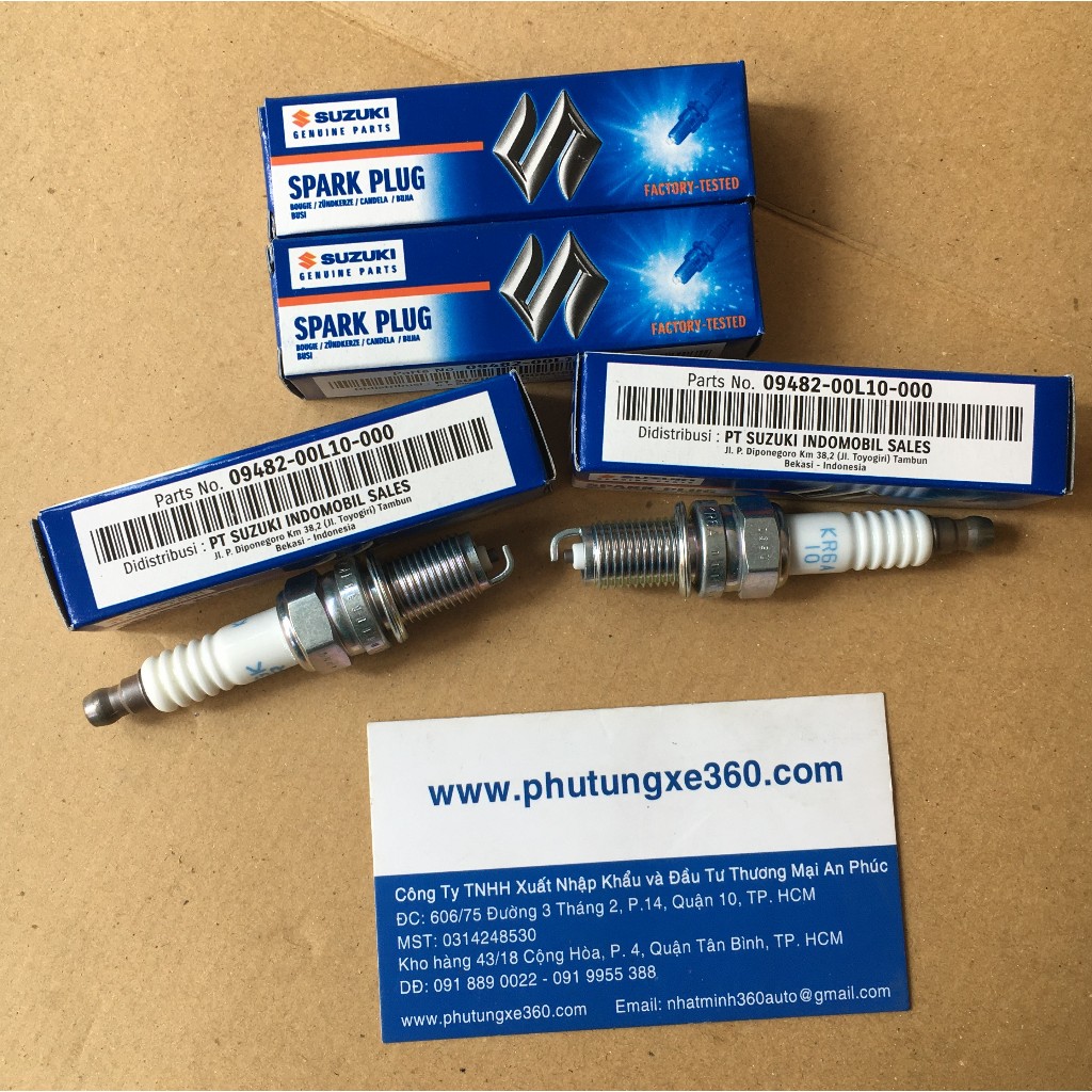 Bugi đánh lửa Ertiga, hiệu Suzuki(09482-00L10-000), NGK KR6A-10 (Cái ...
