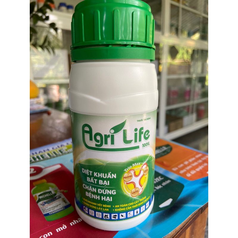 DIỆT KHUẨN BẤT BẠI , CHẶN ĐỨNG BỆNH HẠI. Thuốc Trừ Bệnh Agri Life 100SL ...