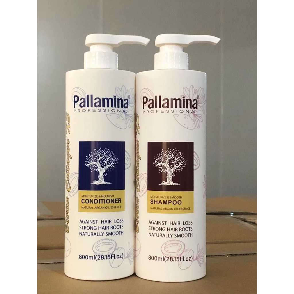 Dầu Gội, Dầu Xả Pallamina Keratin Organic dành cho mái dầu nhanh bết ...