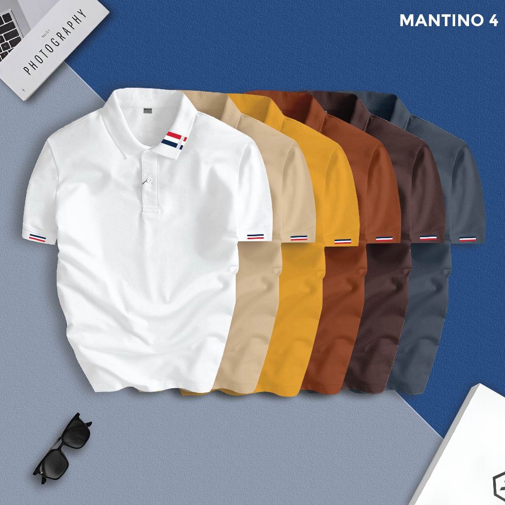 Áo Polo MANTINO 4 Unisex chất vải cá sấu form sang trọng và thời thượng ...