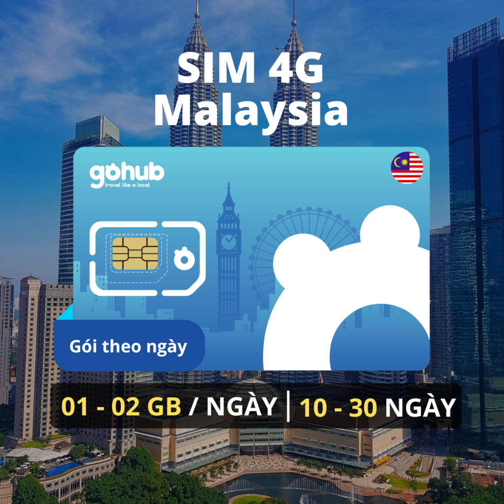[GOHUB] SIM 4G du lịch Malaysia - Gói dài ngày (10 - 30 ngày) - Tặng kèm que chọc SIM | Shopee ...