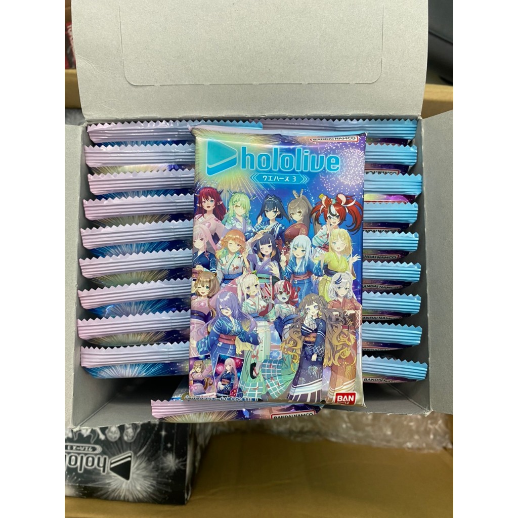 [Pykechu shop] Hàng sẵn - 1 Bọc Pack thẻ nhân phẩm Hololive VOL.3 - pack wafer - Từ Nhật Bản ...