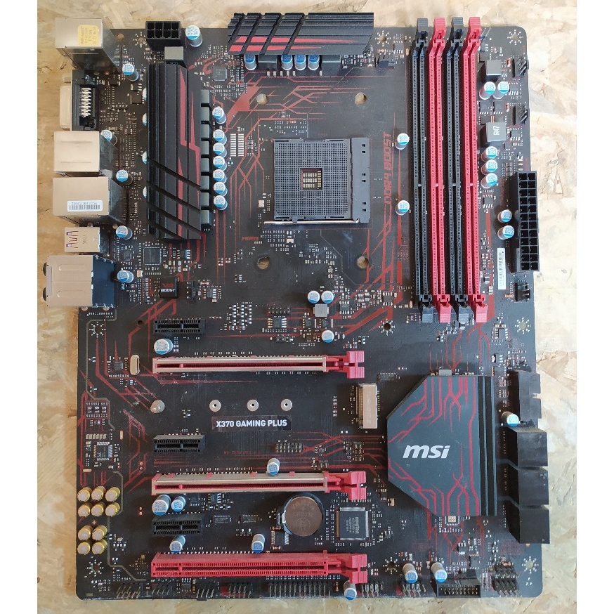 Bo mạch chủ MSI X370 GAMING PLUS. Mainboard MSI X370 GAMING PLUS qua sử ...