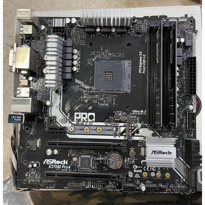 Bo Mạch Chủ ASRock X370M Pro4. Mainboard Asrock X370M PRO4, Asrock X370 ...