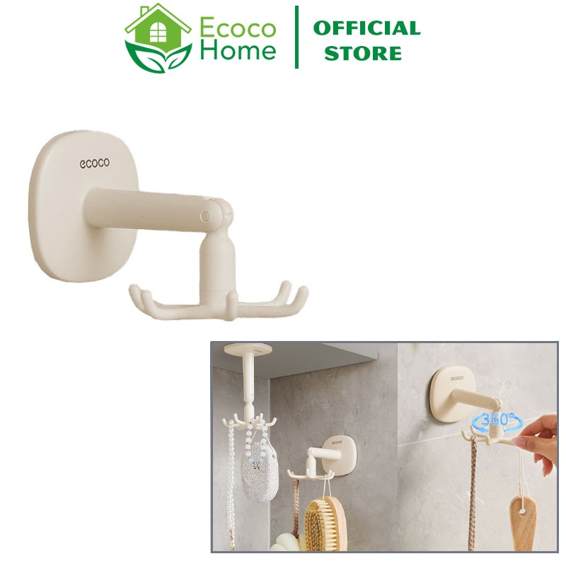 Móc Treo Đồ Nhà Tắm Nhà Bếp ECOCO Đa Năng Xoay 360 Độ Không Cần Khoan Đục E23163 | Shopee Việt Nam