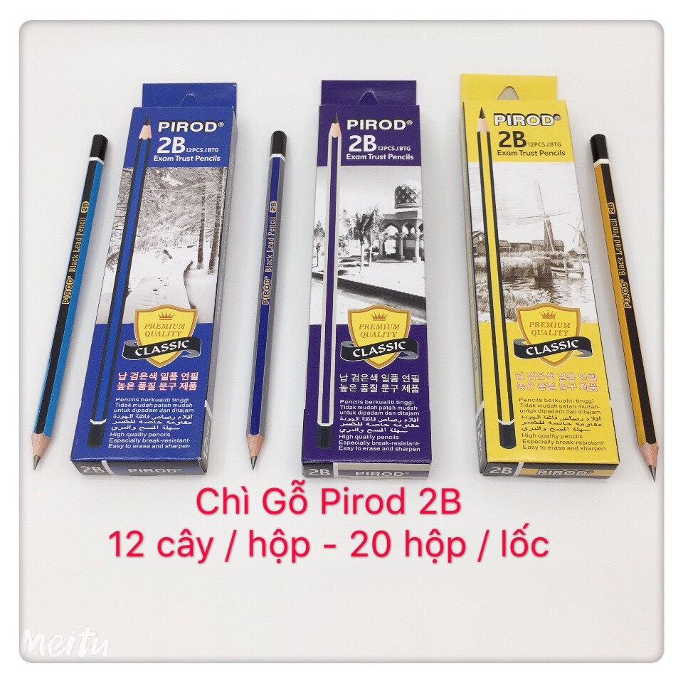 Bút chì 2B Pirod (Hộp 12 cây) | Shopee Việt Nam