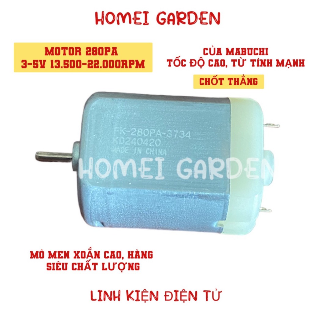 Motor 280 từ tính mạnh tốc độ cao lực mạnh điện áp 3.7V - 7.2V 13000 ...