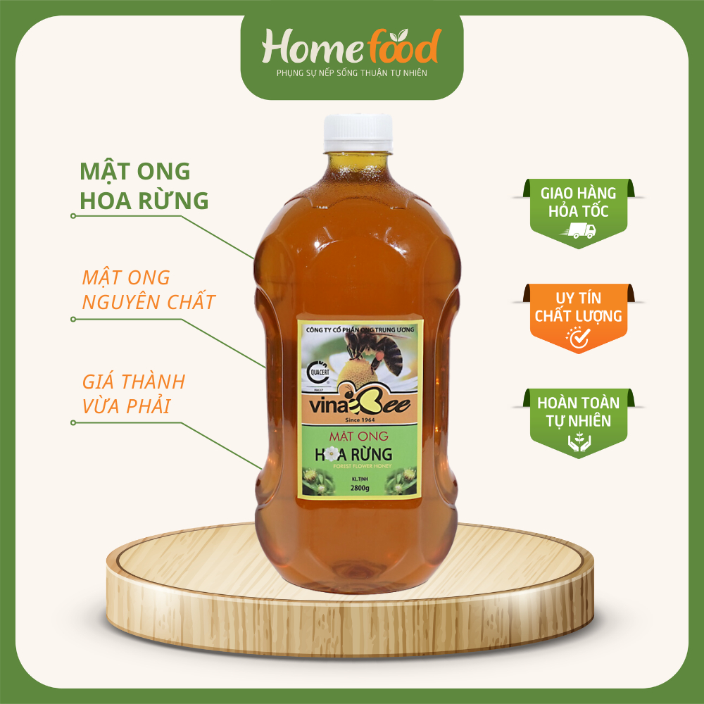 Mật ong hoa rừng VINABEE 2800g/Mật ong nguyên chất/Mật ong tự nhiên ...