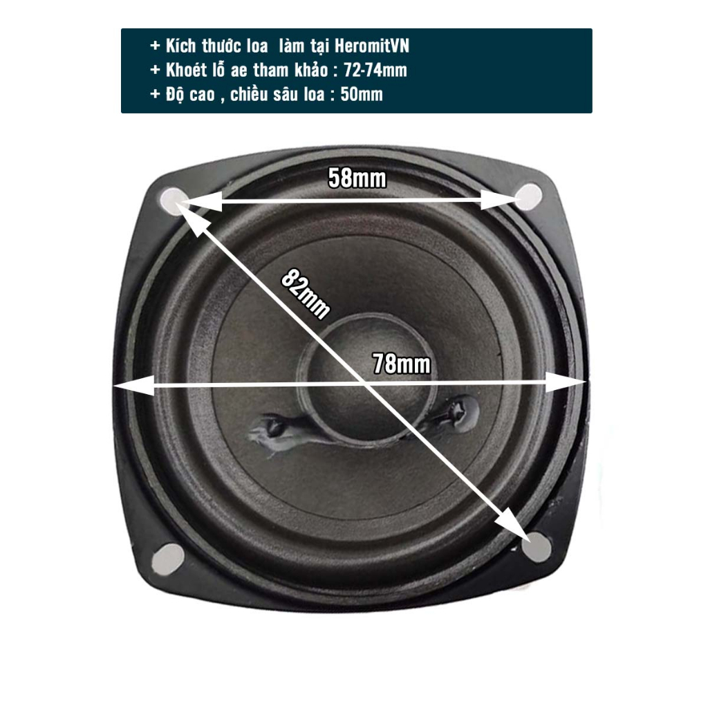 Loa Toàn Dải 3inch 10W 4R từ kép chất lượng, Loa 4R 10W | Shopee Việt Nam