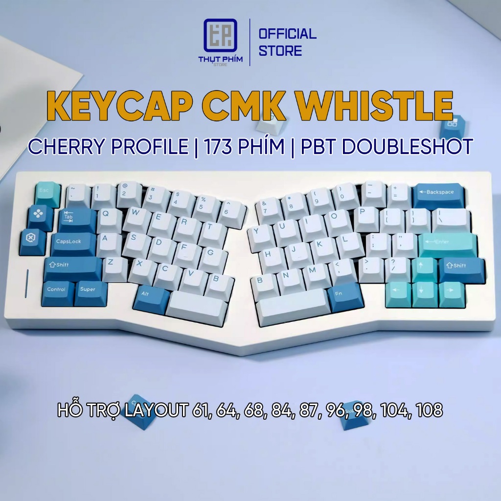 Keycap CMK Whistle (Cherry profile/173 phím/PBT Doubleshot) – Thụt Phím Store | Shopee Việt Nam