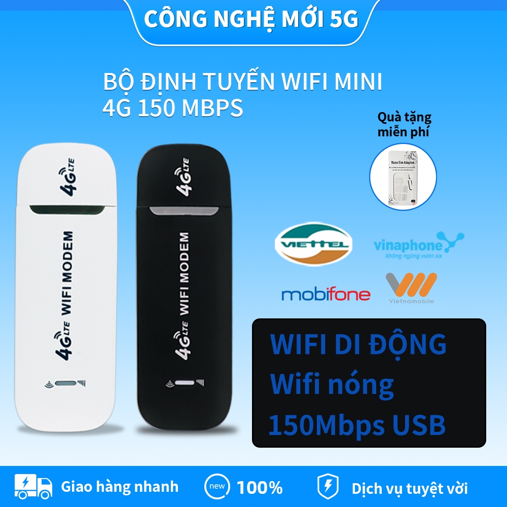 ETRONIK 4G LTE USB Dongle 150Mbps Modem Stick Di động băng thông rộng, củ phát wifi di động ...